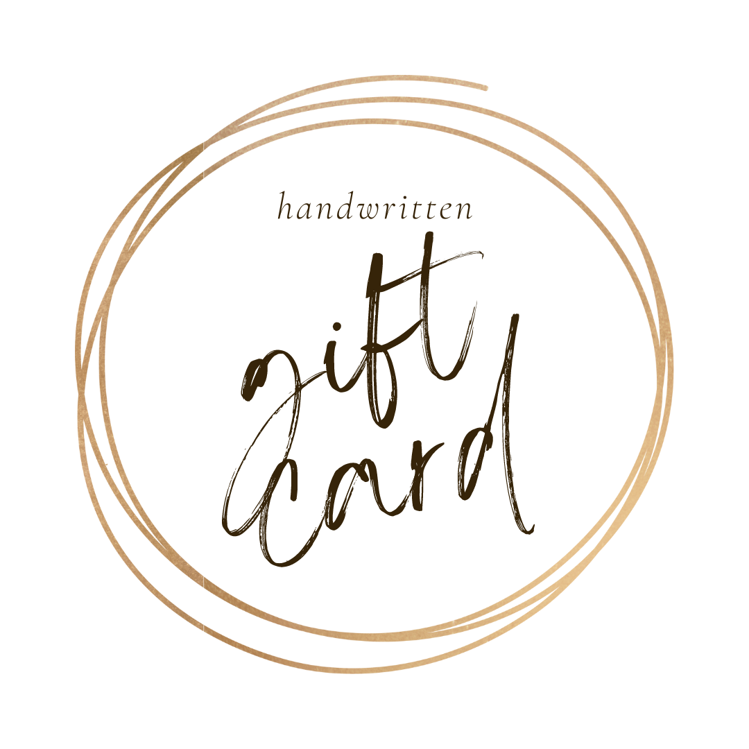 Handwritten Gift Card – JustResin International